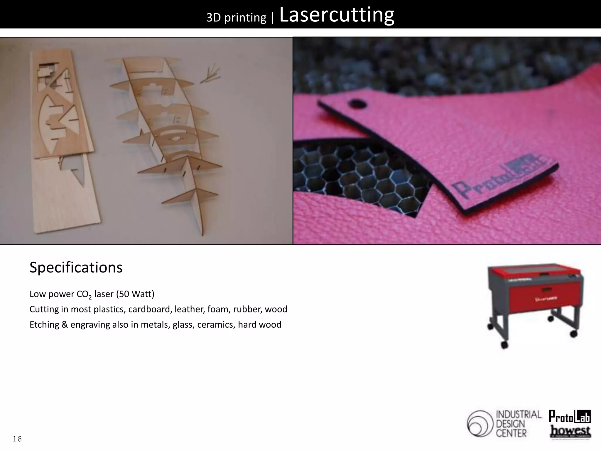workshop 3D printing & lasercutting | PPTX