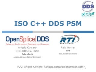 DDS ISO C++ PSM | PPT