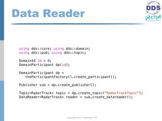DDS ISO C++ PSM | PPT