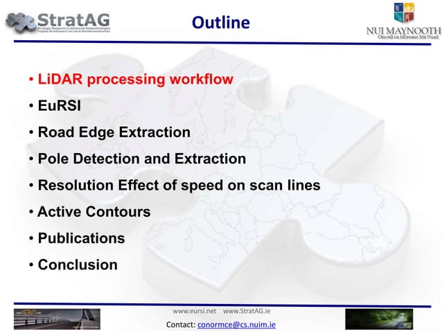 LiDAR processing for road network asset inventory | PPT