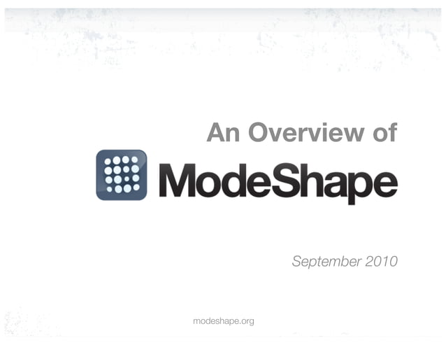 An Overview of ModeShape | PPT