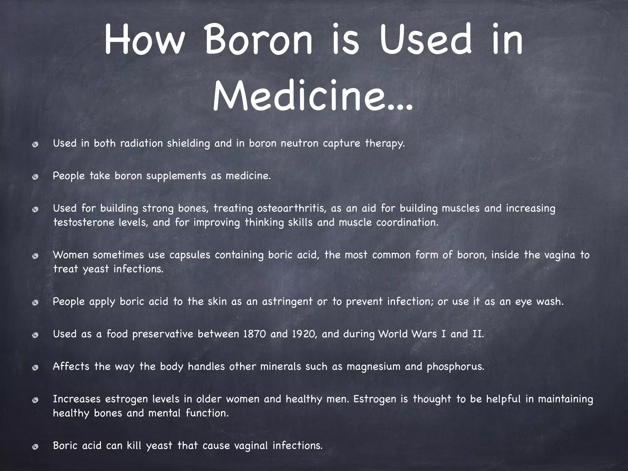 Chemistry - Boron 10 | PDF
