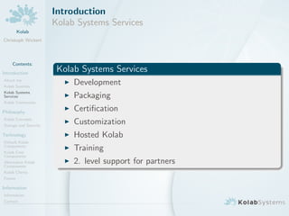 Kolab - Groupware unlike others | PDF