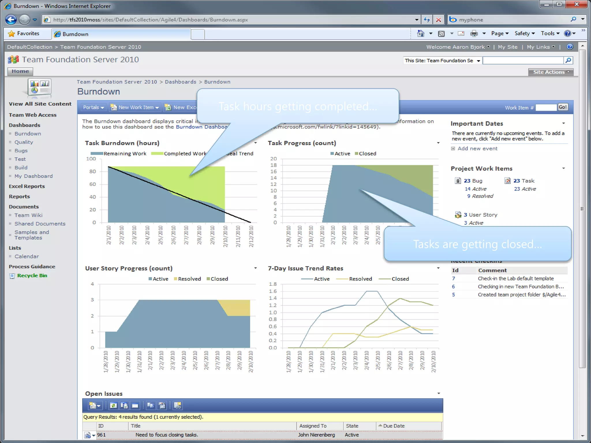 Visual Studio 2010 Agile Tools (overview) | PPT