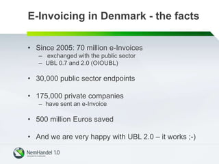 NemHandel: e-Invoicing in Denmark | PPTX