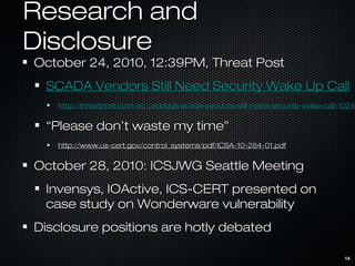 Cybersecurity for Control Systems: Current State and Future Vision pt.1 ...