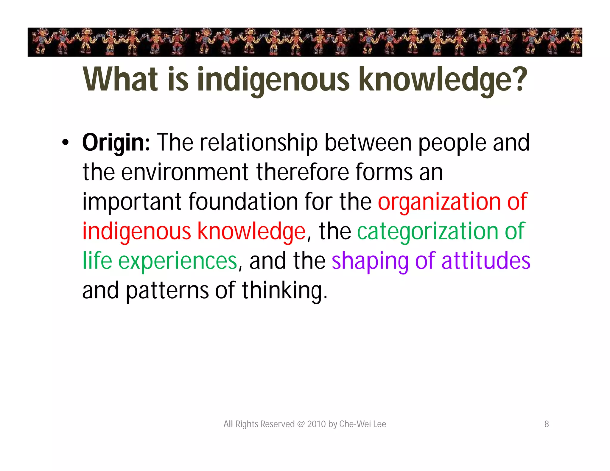 Indigenous Knowledge within a Global Knowledge System | PDF