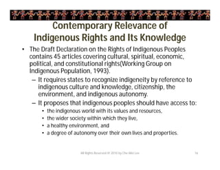 Indigenous Knowledge within a Global Knowledge System | PDF