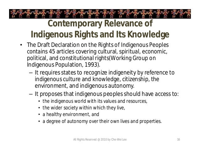 Indigenous Knowledge within a Global Knowledge System