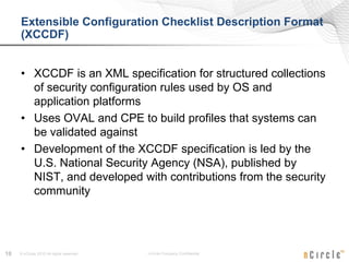 2010-12 SCAP Explained | PPTX | Operating Systems | Computer Software and Applications