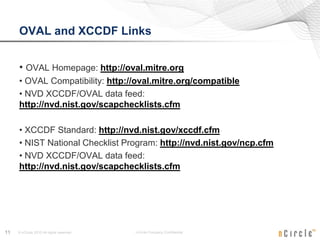 2010-12 SCAP Explained | PPTX | Operating Systems | Computer Software and Applications