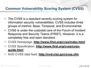 2010-12 SCAP Explained | PPTX | Operating Systems | Computer Software and Applications