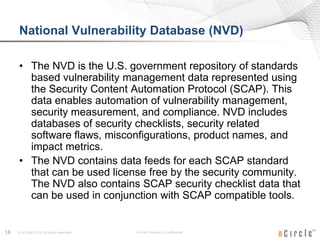 2010-12 SCAP Explained | PPTX | Operating Systems | Computer Software and Applications