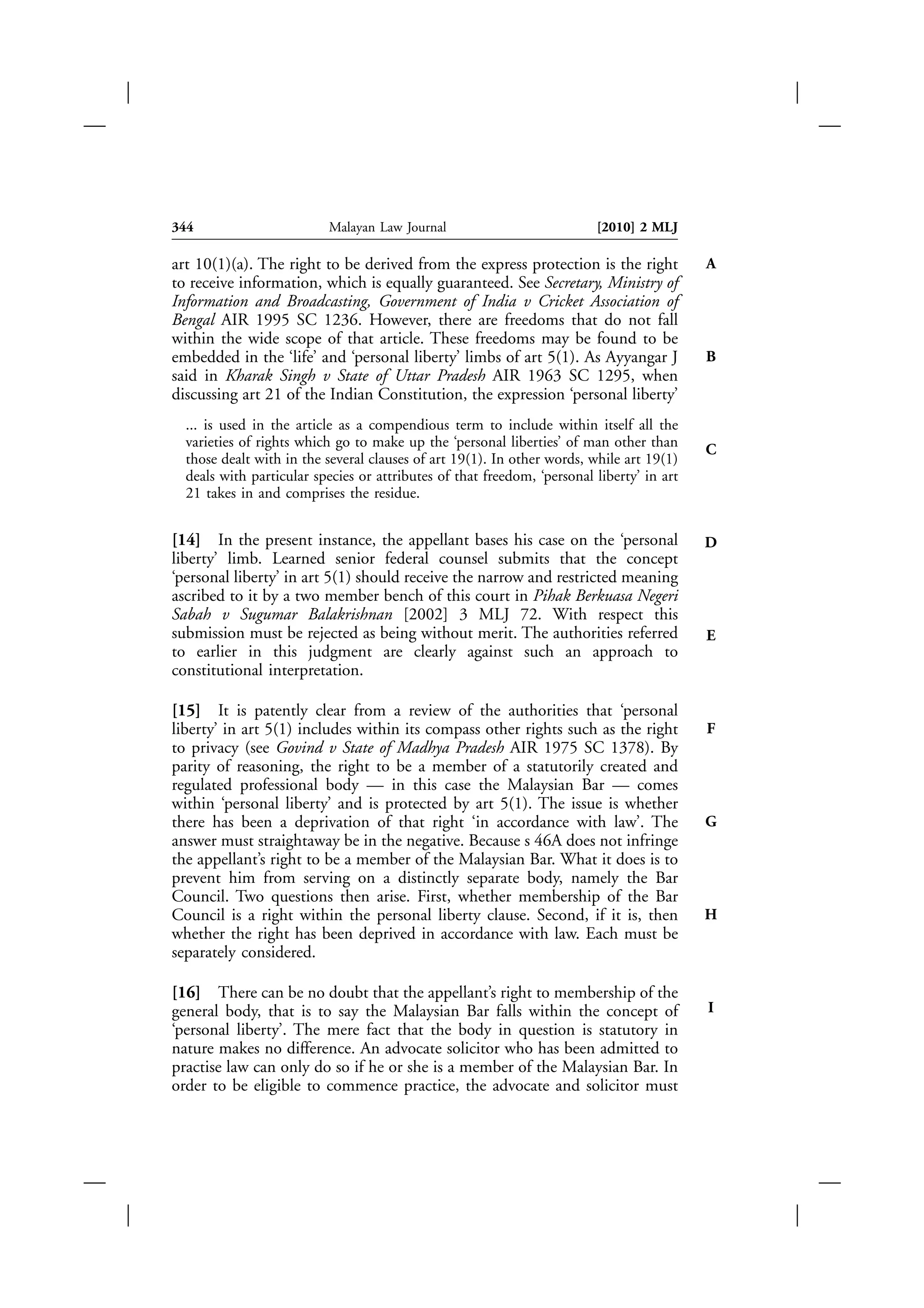 Sivarasa v Badan Peguam Malaysia | PDF