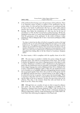 Sivarasa v Badan Peguam Malaysia | PDF