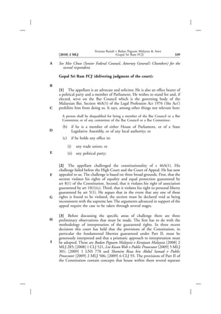 Sivarasa v Badan Peguam Malaysia | PDF
