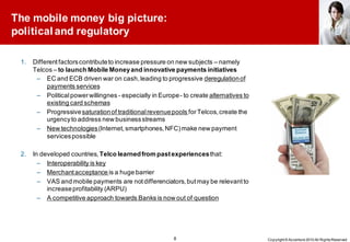 Setting up a Mobile Money ecosystem: the M-Commerce Hub, 2010 | PPT