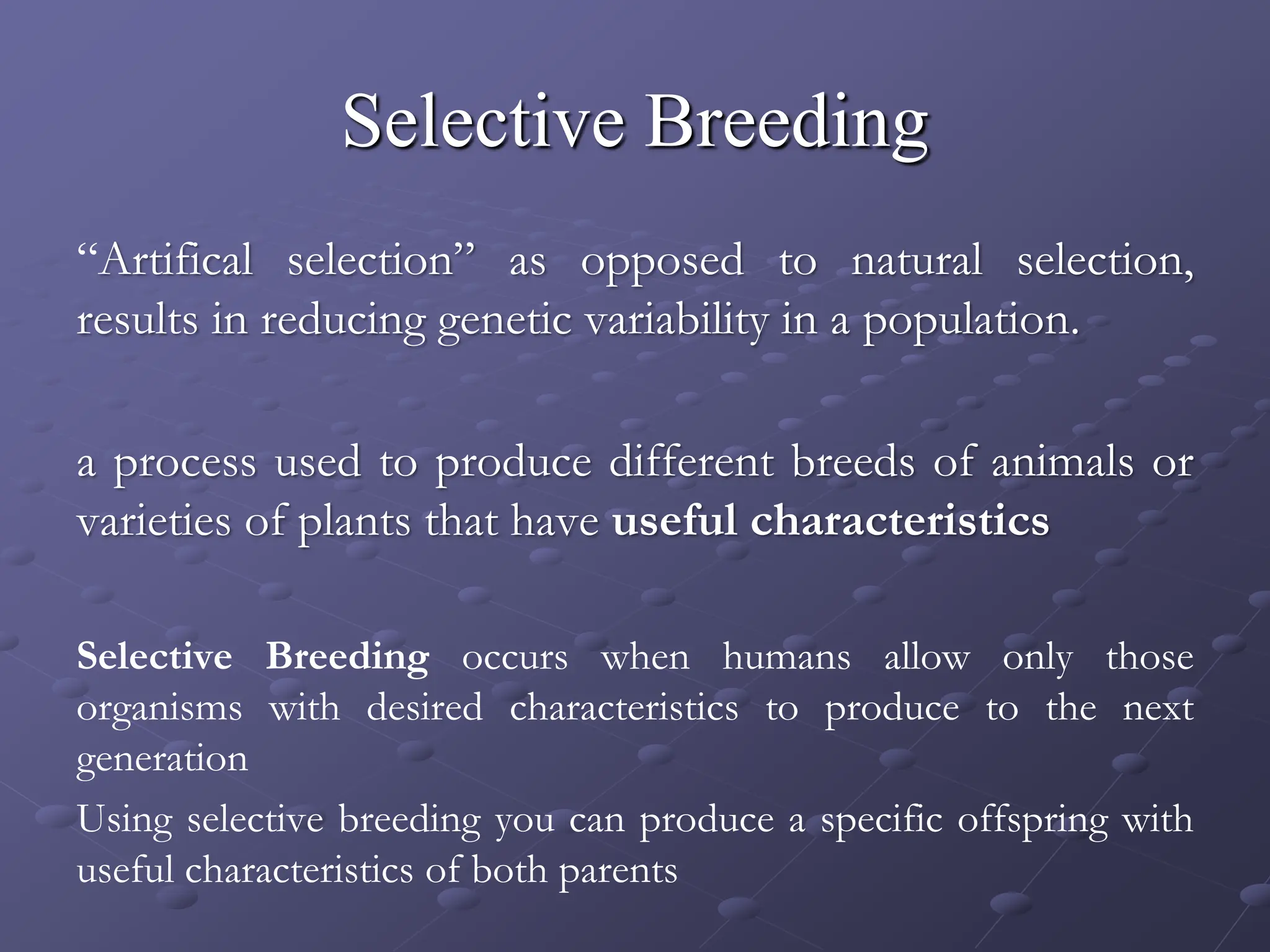 FISHBREEDING and the methods of selection | PPT