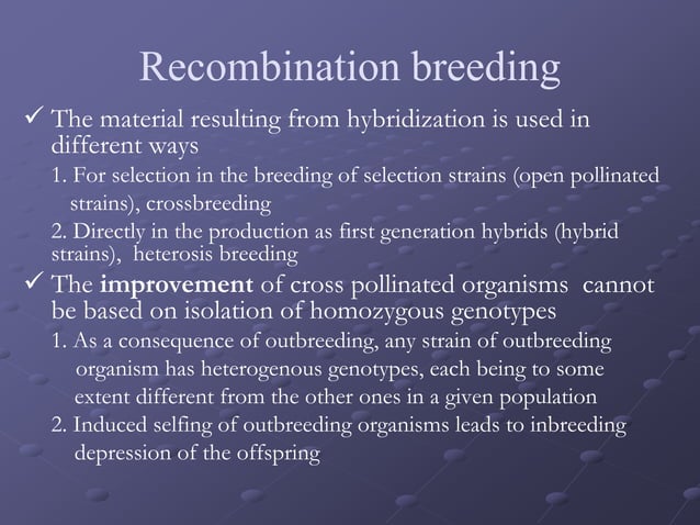 FISHBREEDING and the methods of selection | PPT