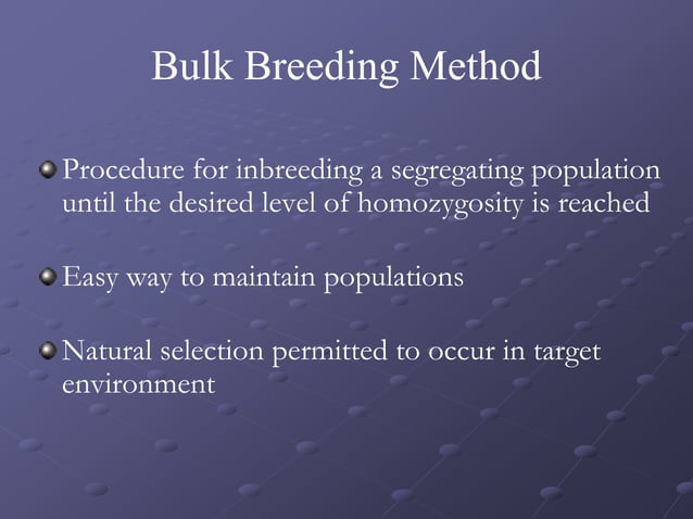 FISHBREEDING and the methods of selection | PPT
