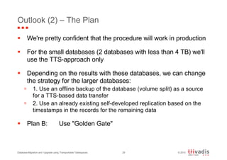 Database-Migration and -Upgrade with Transportable Tablespaces | PPT | Free Download