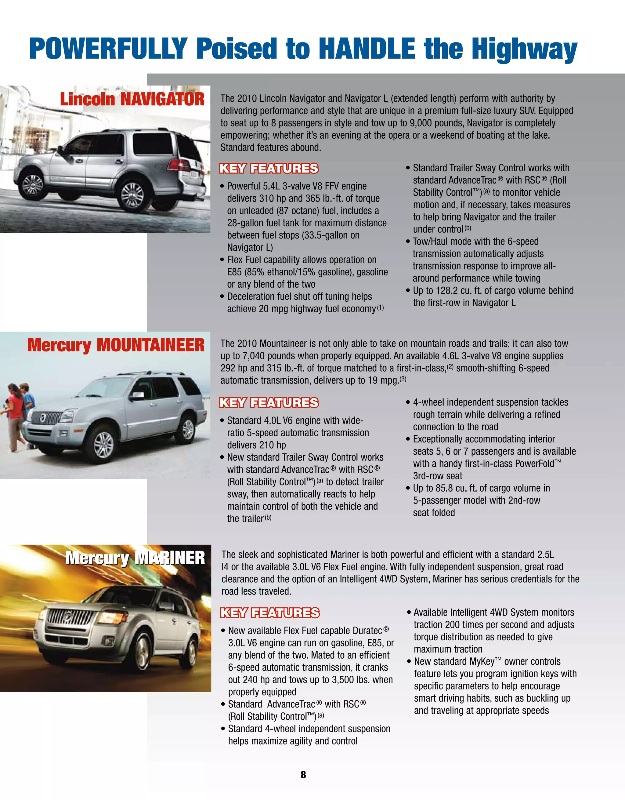 2010 Ford Commercial Truck Towing Guide Capability Review | PDF