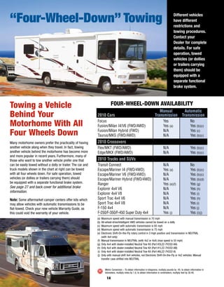 2010 Ford Commercial Truck Towing Guide Capability Review | PDF