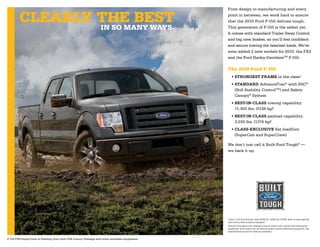 2010 Ford F 150 Truck Brochure | PDF