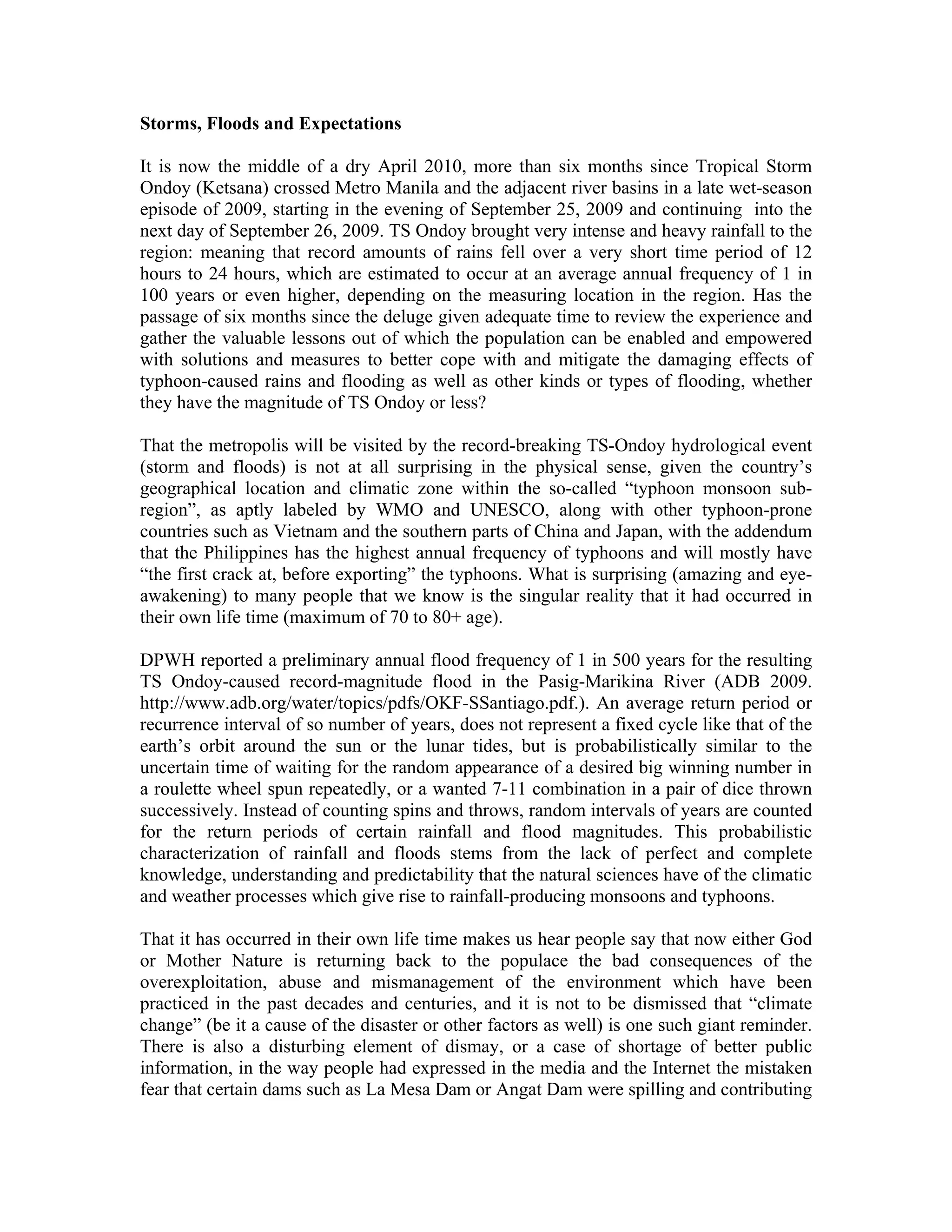 2010 liongson-flood mitigation in metro manila-phil engg journal ...