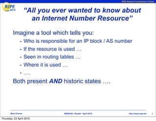 REX - Number Resource Explainer | PDF