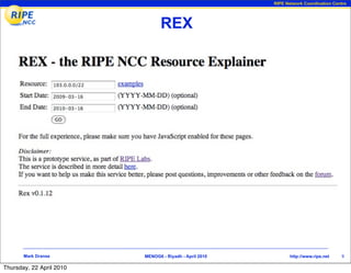 REX - Number Resource Explainer | PDF