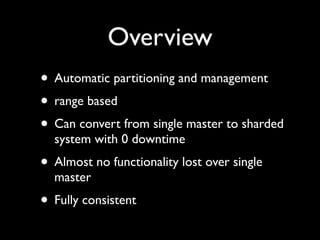 Sharding with MongoDB (Eliot Horowitz) | KEY