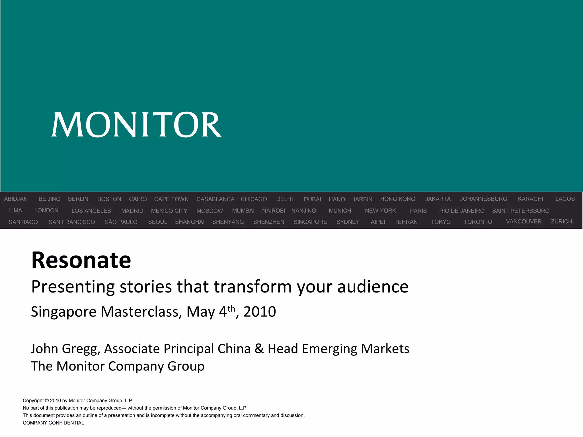 Resonate - Presenting Stories That Transform Your Audience | PPT | Desktop Publishing | Computer ...