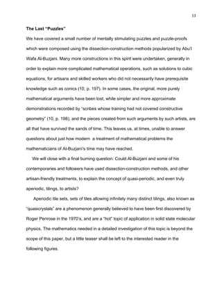 Abul Wafa Al-Buzjani, Dissection, Construction | PDF