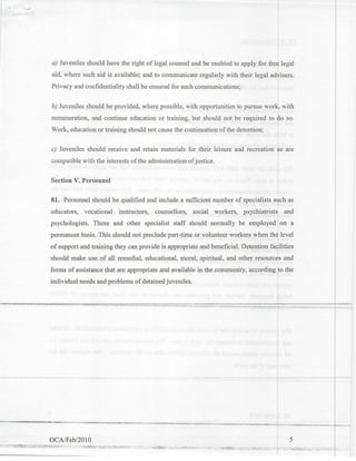 OCA - Special Report to Parliament on Children in Police Lockups | PDF