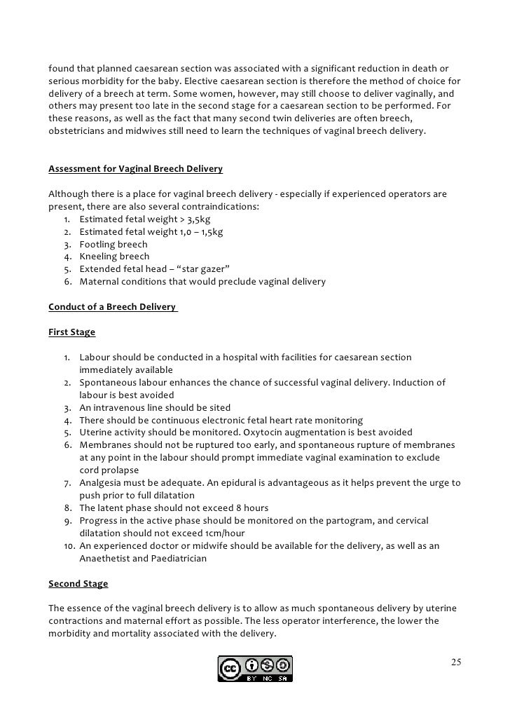 Procedures in Obstetrics and Gynaecology - 2010 - DOC