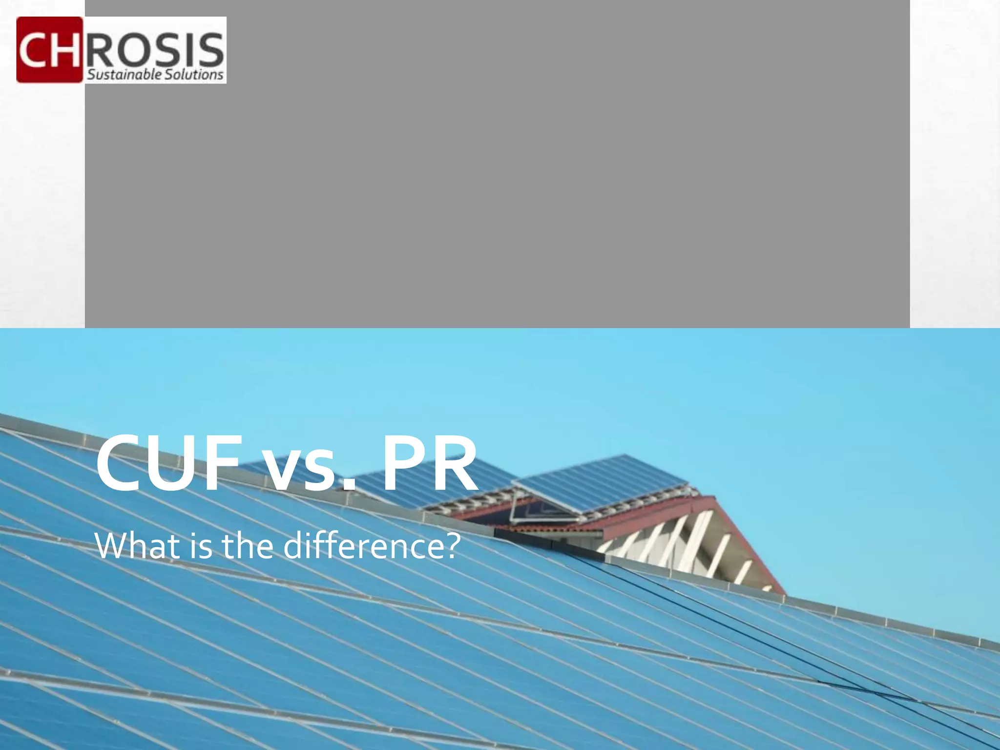 CUF vs PR | PPTX