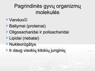 2010 01 (ivadas ir biologija) | PPT