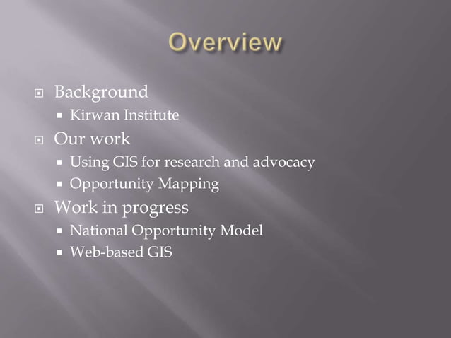 GIS in Professional Planning Practice | PPT | Free Download