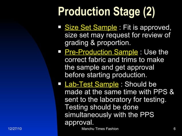 20100206 Pre Production Process | PPT