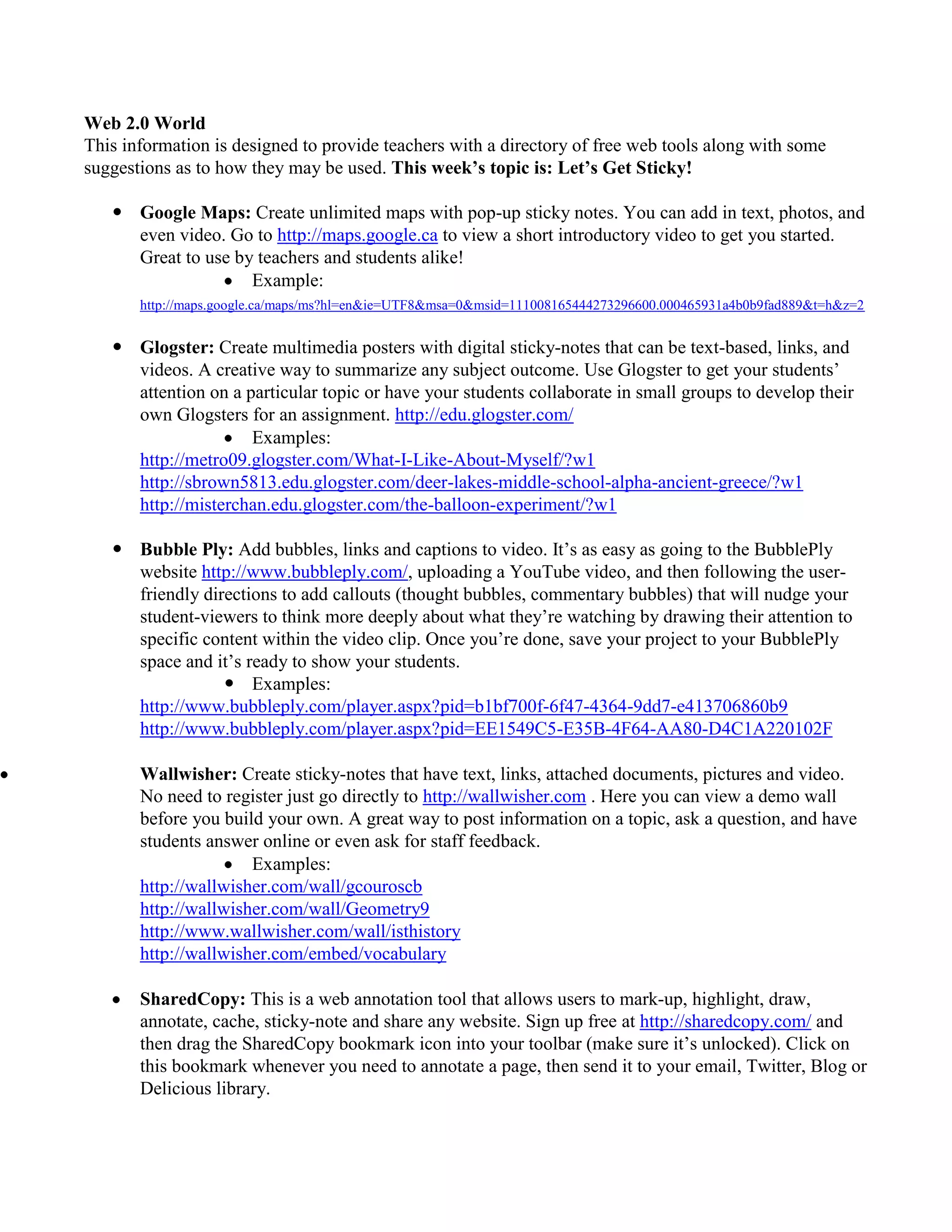 Sticky Notes Online | PDF