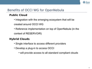 OCCI status update | PPT