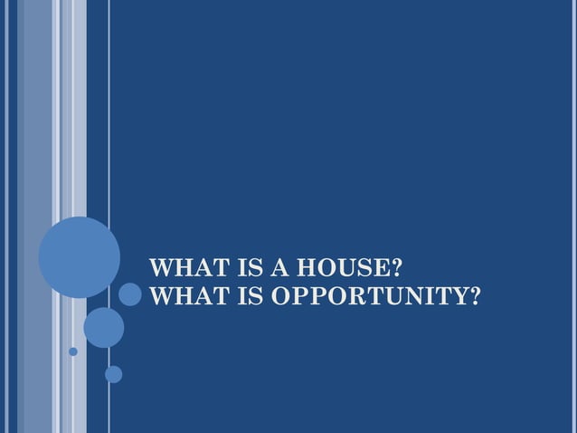 Opportunity Based Housing: Challenges and Opportunities in the Wake of ...