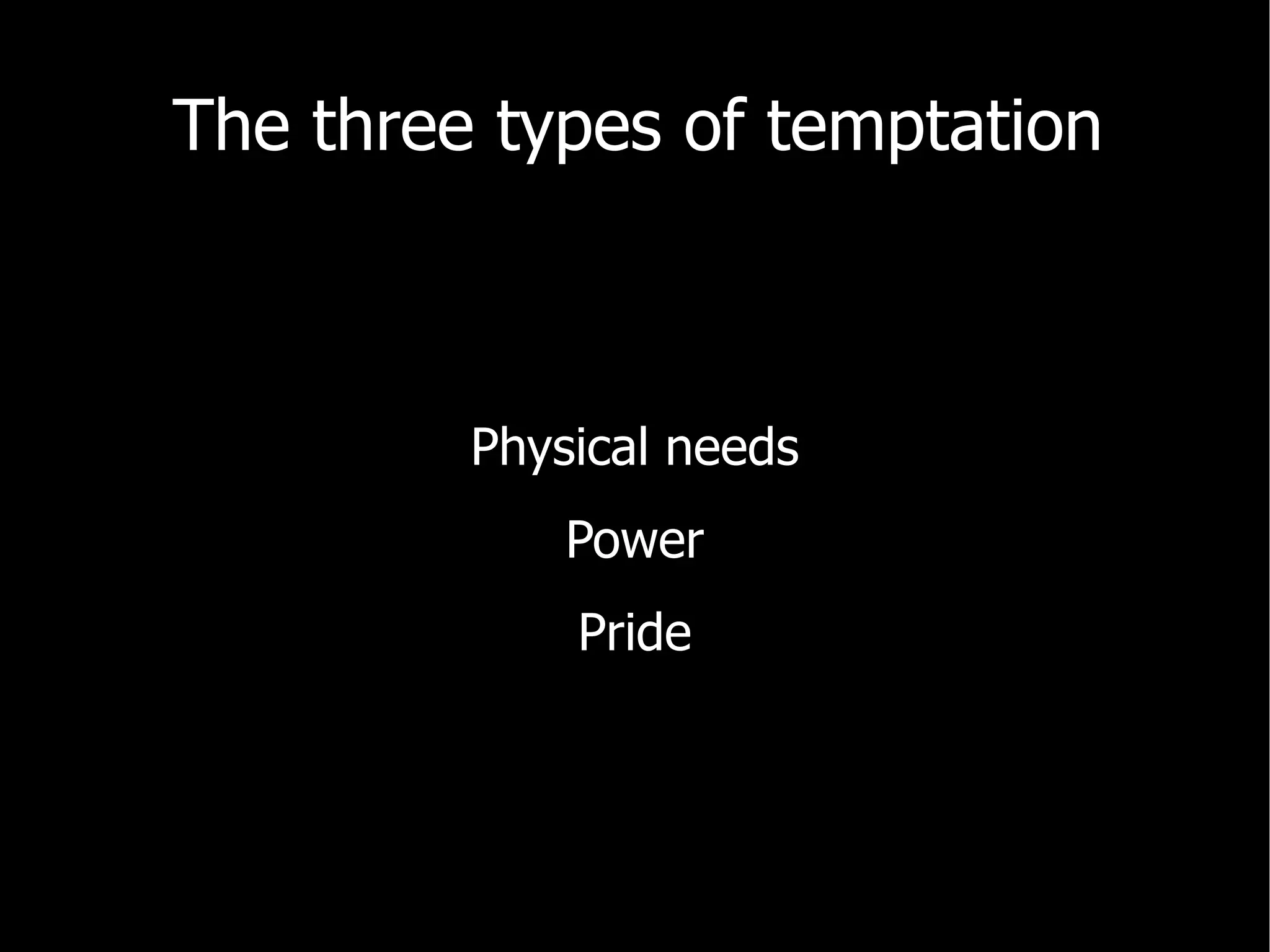 Turn Away Temptation | ODP | Christianity | Religion & Spirituality