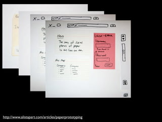 Paper prototyping | KEY