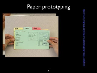 Paper prototyping | KEY