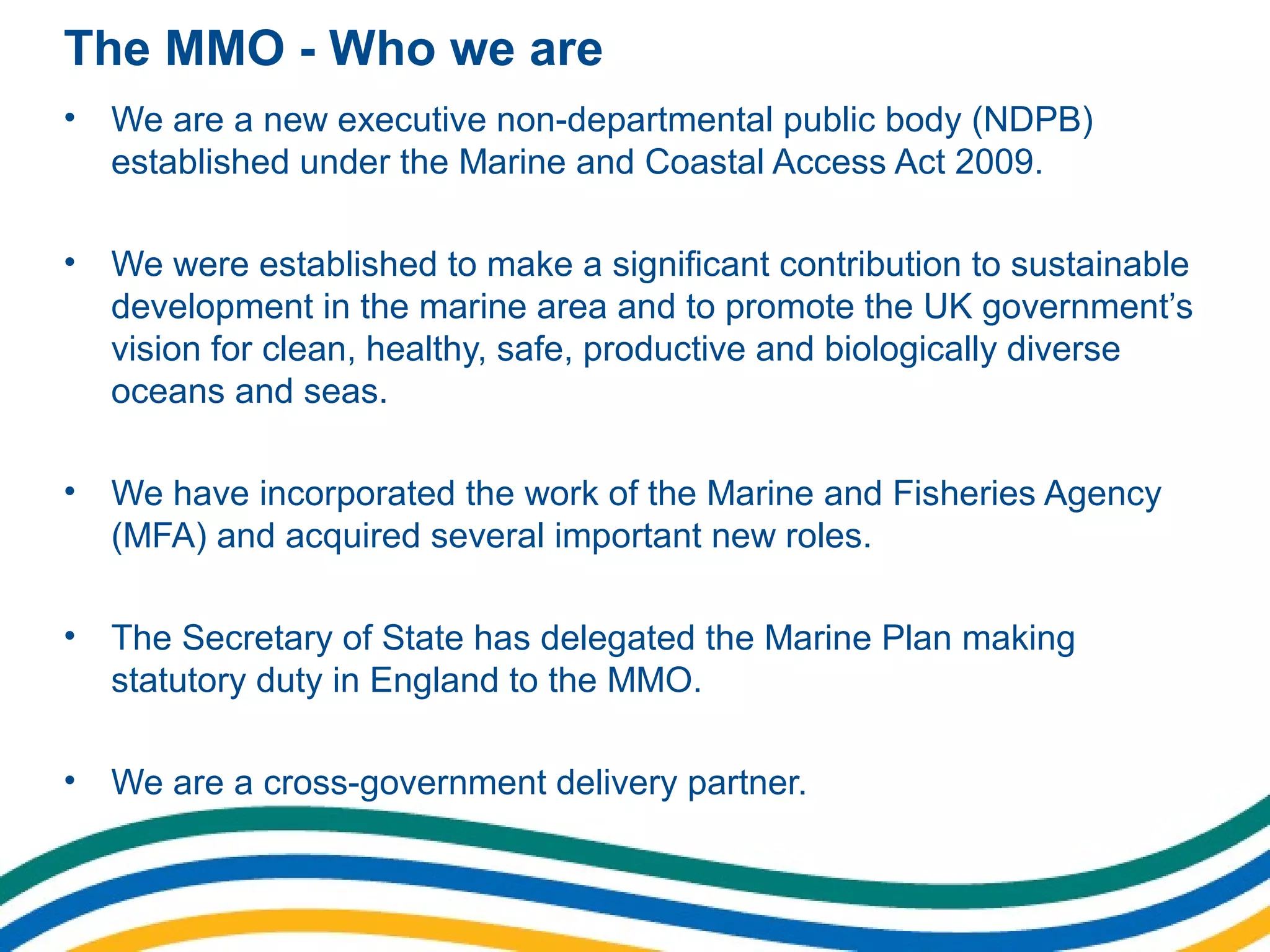2010 02 The Marine Management Organisation and the Role of Partnerships ...