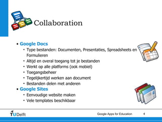 Google Apps for Education | PPT
