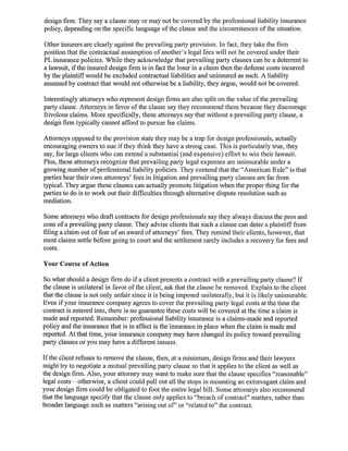 Prevailing Party Contract Clauses | PDF