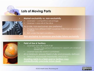 IP Licensing for Technology Entrepreneurs | PPT